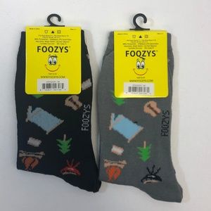 Foozys | Accessories | 2 Pair Foozys Socks Camping | Poshmark